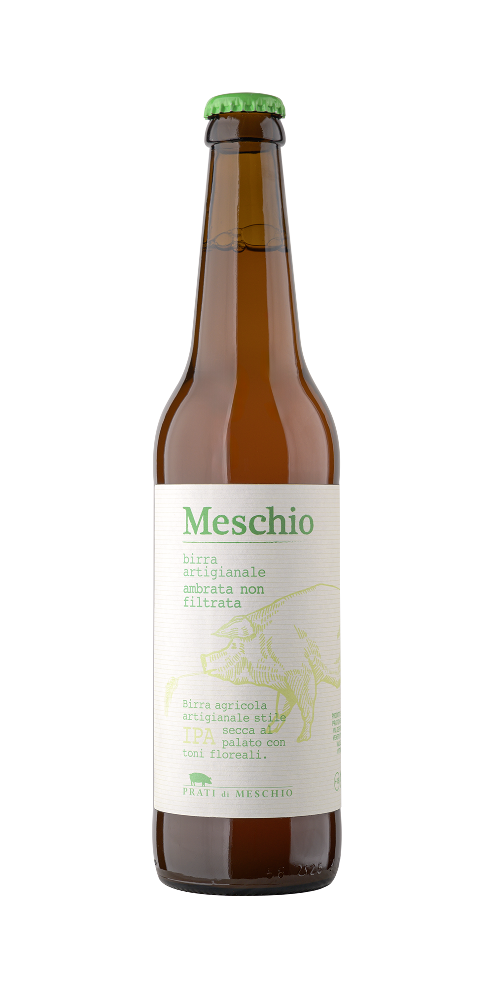 Meschio, non-filtered amber beer - Prati di Meschio